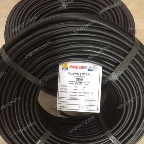 Jual Kabel Listrik Serabut NYAF 16 mm Jembo Hitam NYAF 16mm2 Ecer per meter Tembaga Pvc - Kota ...