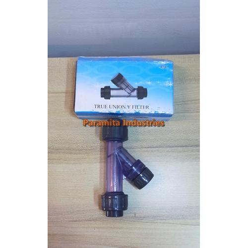 Jual Y strainer pvc 1" inch / Y strainer saringan bening transparan DN ...
