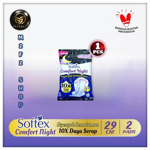 Jual Softex Comfort Night Pembalut Malam Sachet Isi 2 Pads - Wing (Satuan) - Jakarta Pusat ...