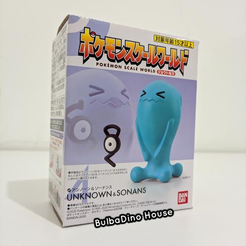 Jual Bandai Scale World Pokemon Johto Figure : Wobbuffet Male + Unown G ...