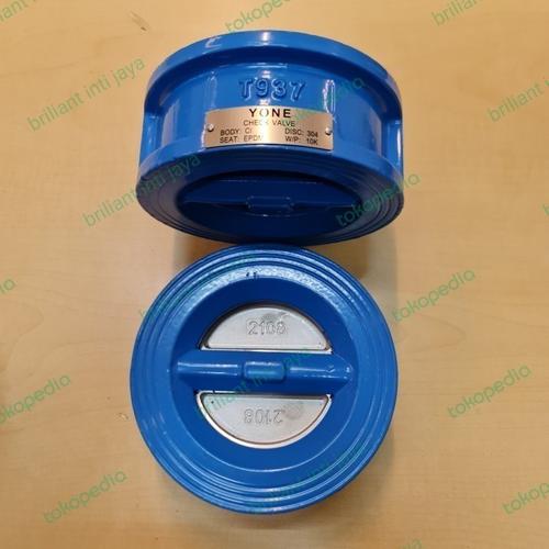 Jual WAFER CHECK VALVE 8" INCH DOUBLE DOOR CAST IRON PN16 DN200 ...