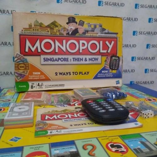 Jual Board Game - Monopoly Singapore Then and Now Electronic edition ...