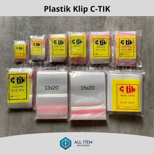 Jual Kantong Plastik Klip CTIK Ziplock Bening C-TIK Clip Cetik Tebal 03 ...