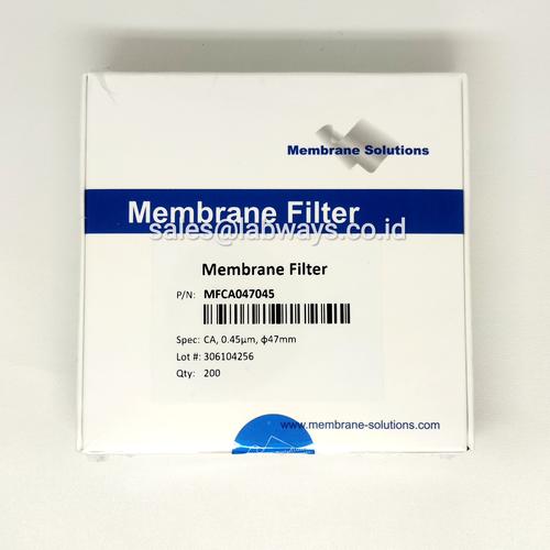 Jual Cellulose Acetate Membrane Filter 0.45 um Dia. 47mm 200pcs/pack ...