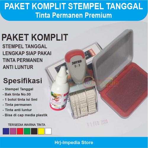 Jual Paket Stempel Tanggal | Stempel Tanggal Bulan Tahun Tinta Permanen ...