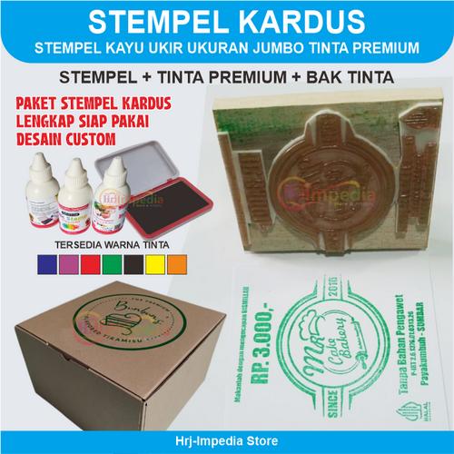 Jual Cetak Stempel Kardus Tinta Premium | Cetak Stempel Desain Custom ...