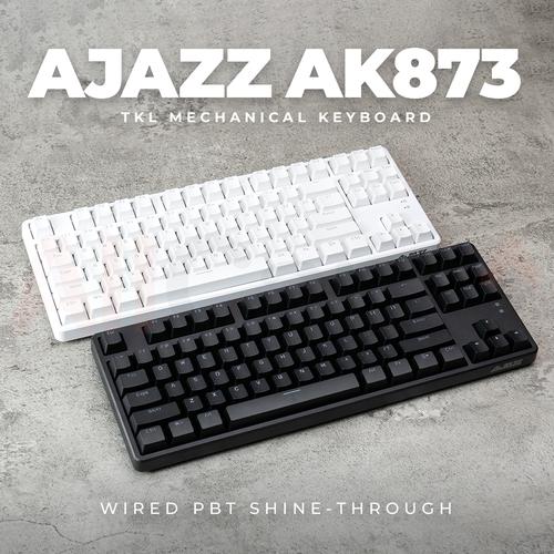 Jual AJAZZ AK873 Wired TKL 87 Keys Hotswappable Mechanical Keyboard ...