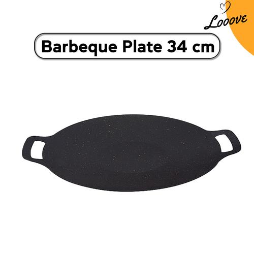 Promo Wajan Grill Anti Lengket BBQ Grill Pan/ Wajan Datar Konduksi ...