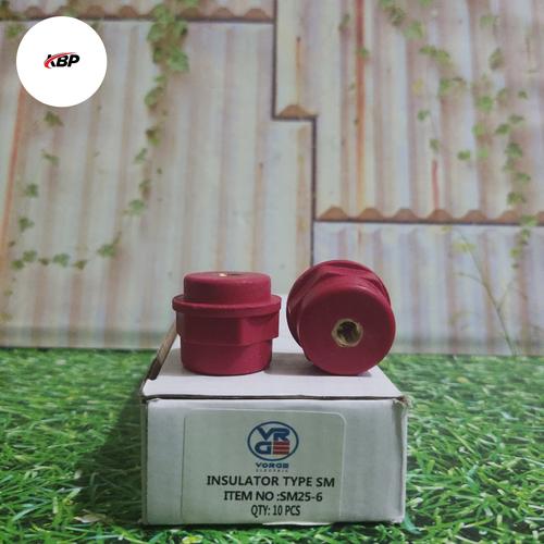 Jual Isolator Type SM 25-6 Merah Gaitor Panel sm25-6 dudukan busbar ...
