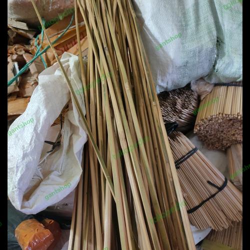 Jual Stick bambu diameter 7-8 mm panjang 20-120 cm tumpul Isi 10 pcs ...