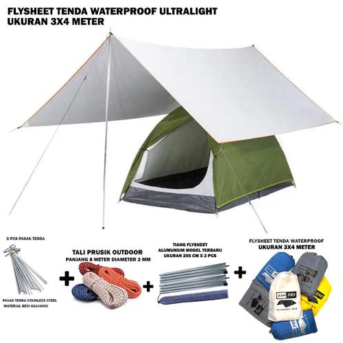Jual AIMPRO Flysheet 3x4 4x3 Meter Ultralight Waterproof - FLYSHEET 3X4 ...