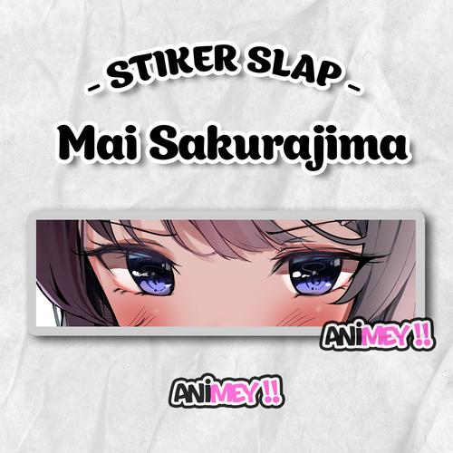 Jual Stiker Slap Mai Sakurajima / Sticker Slap Anime Waterproof - Kab ...