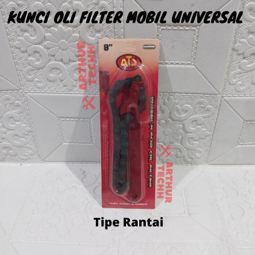Jual Kunci Oli Filter Mobil Tipe Rantai 8" Inch ATS Wrench Oil Filter ...