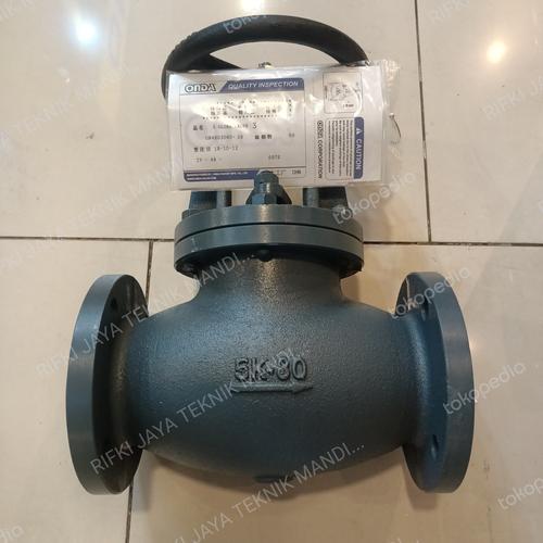 Jual globe Valve 5k 5"/globe Valve 5k-125 Onda/globe Valve cast iron 5k ...