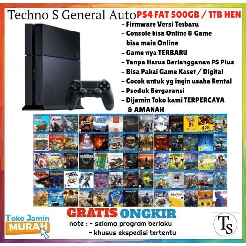 Jual PS4 FAT 500GB - PS4 500 GB Dan 1 Dualshock PS 4 - 500GB, No stik ...