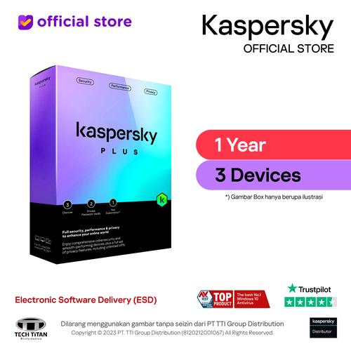 Promo Antivirus Kaspersky Plus - 3 Device 1 Year - Jakarta Selatan - Kaspersky Indonesia | Tokopedia