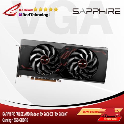 Promo SAPPHIRE PULSE AMD Radeon RX 7800 XT / RX 7800XT Gaming 16GB ...