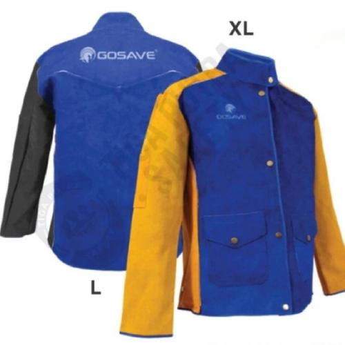 Jual Jaket Las Full Kulit / Welding Jacket Leather Safety Pelindung ...