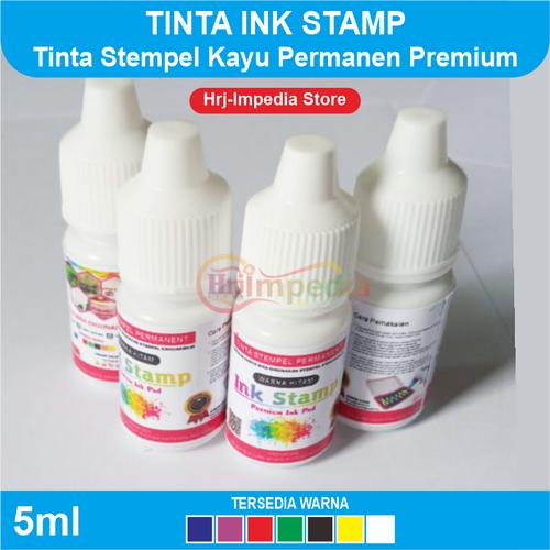 Jual Tinta Stempel Permanen Ink Stamp Isi 5ml | Tinta Stempel Permanet ...