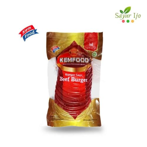 Promo KEMFOOD Beef Burger 400 Gram/Pack Fresh Frozen Slice Daging Sapi ...