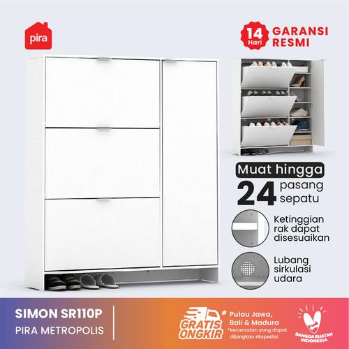 Promo PIRA METROPOLIS - SIMON SR110P Rak Sepatu / Lemari Sepatu ...