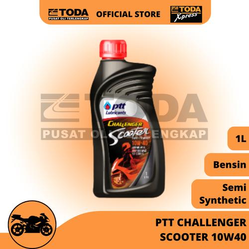 Promo Oli Mesin Motor Matic PTT Challenger Scooter 10W40 1L Original ...
