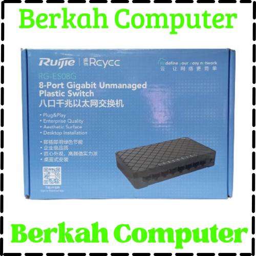 Jual Ruijie Reyee 8 Port RG es 08 g Gigabit plastic - Jakarta Pusat - BERKAH COMPUTER HARCO ...