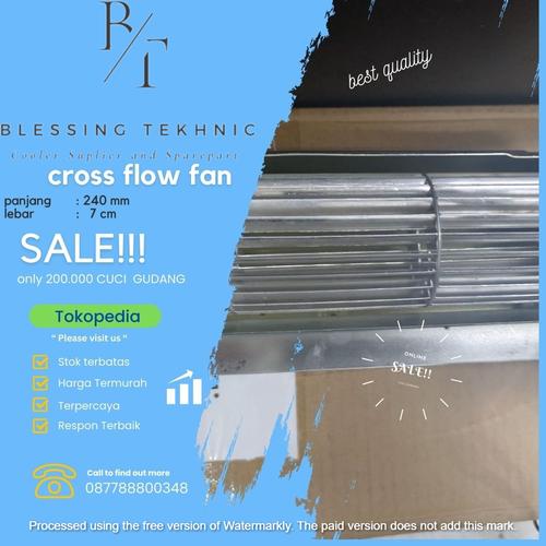 Jual CROSS BLOWER FAN / CROSS FLOW BLOWER/ BLOWER CROSS FAN 240 mm ...