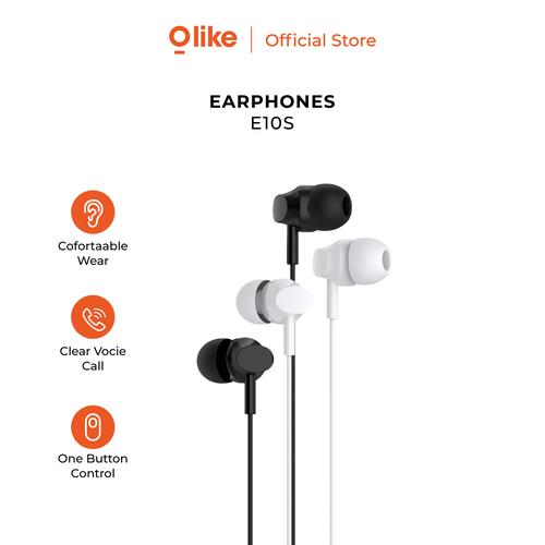 Promo OLIKE WIRED IN EARPHONE 3.5MM HEADSET HANDSFREE NOISE REDUCTION ...