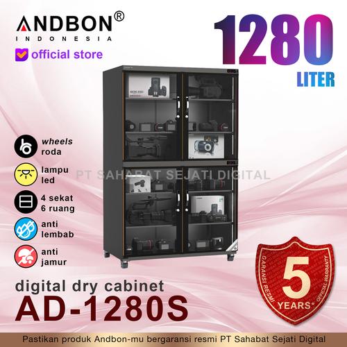 Promo Dry Box Dry Cabinet ANDBON AD-1280S Digital Drybox 1280 liter ...