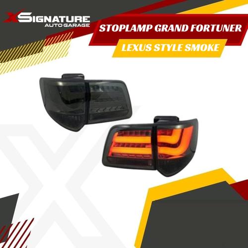 Jual STOPLAMP TOYOTA GRAND FORTUNER VNT LEXUS STYLE SMOKE 2012-2015 ...