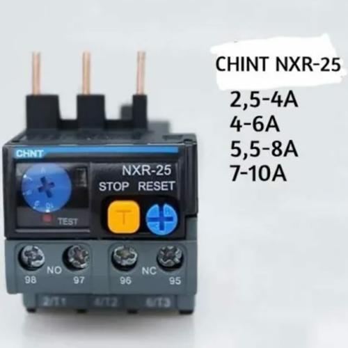 Jual Thermal Overload Relay NXR 25 CHINT NXR-25 TOR Amper utk nxc contactor - NXR-25 2,5-4A ...