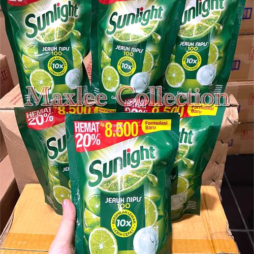 Jual SUNLIGHT LIME 370ml / SUNLIGHT SABUN CUCI PIRING 370ml - Bubble ...