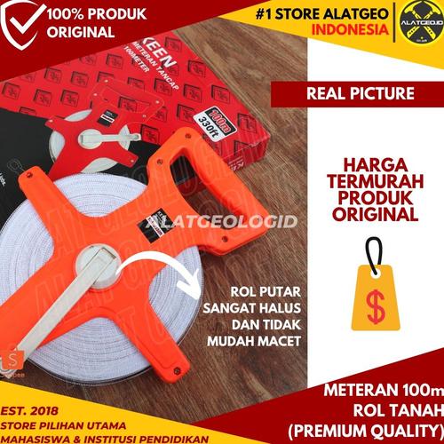 Jual Meteran Roll 100m 100 meter | Ukur Tanah Geologi - Meteran tancap ...