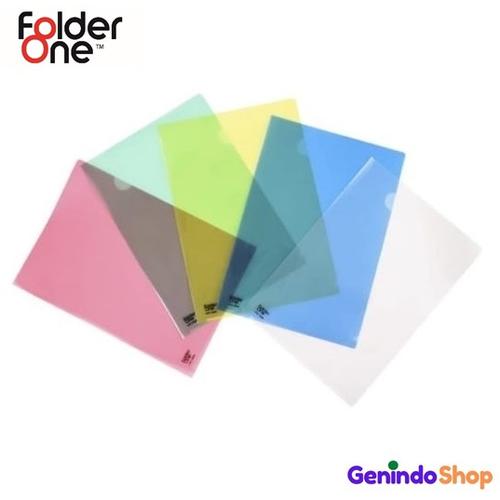 Jual Map Plastik Bening A4 / Map L A4 FolderOne - Transparan - Jakarta ...