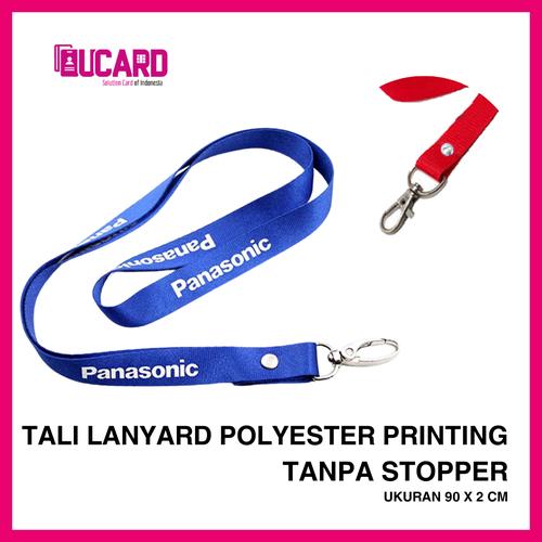 Jual CETAK TALI ID CARD LANYARD CUSTOM POLYESTER PRINTING 2CM TANPA ...
