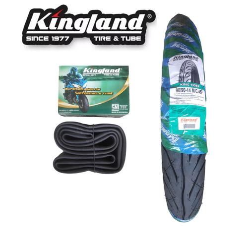 Jual Ban luar dalam motor Kingland 90/90-14 King Tiger ring 14 Tubetype ...
