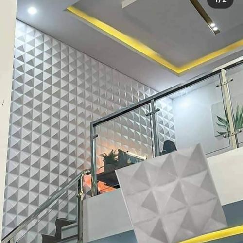 Jual roster panel beton ornamen 3dimensi motif rubik minimalis - Putih ...