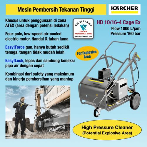 Jual High Pressure Cleaner KARCHER HD 10/16-4 Cage Ex (160 Bar) For ...