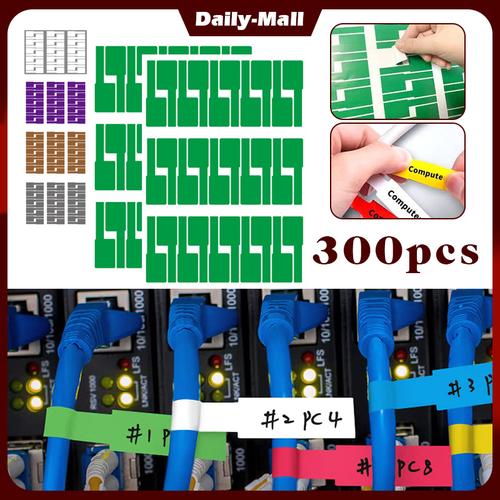 Jual 300pcs Air Stiker Label Kabel Jaringan Cable Label Sticker Tahan ...