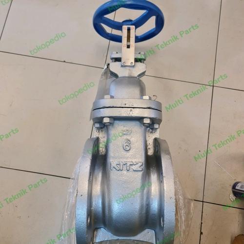 Jual Gate valve cast iron flange jis 10k 10" inch DN250 KITZ Original - Jakarta Barat - Multi ...