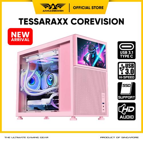 Promo Casing Gaming Armaggeddon Tessaraxx Corevision M-ATX Gaming PC ...