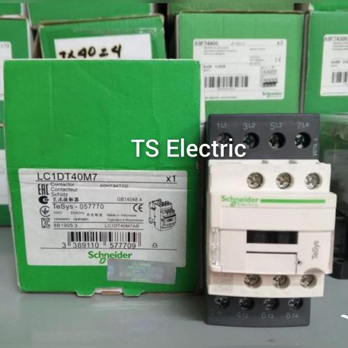 Jual Kontaktor / Contactor LC1DT40 M7 40A 4P Koil 220V Schneider ...