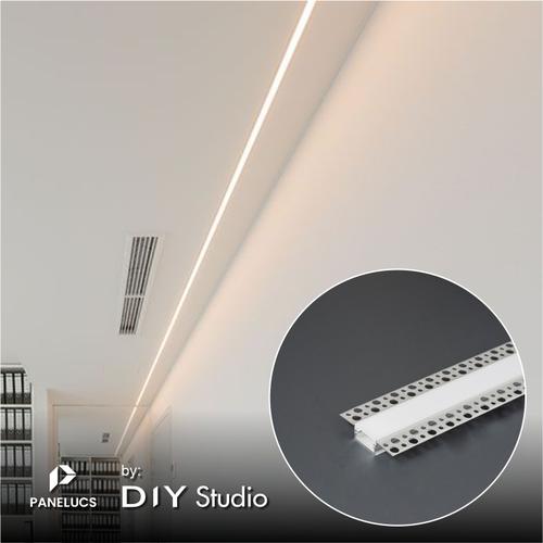 Jual Panelucs cover led plafon aluminium | lis lampu led |housing led ...