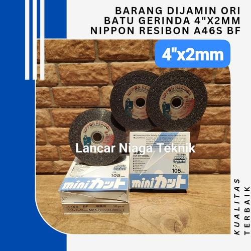 Jual NIPPON RESIBON 4" X 2 MM BATU GERINDA CUTTING WHEEL 4" - Jakarta ...