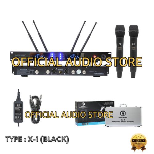 Jual Mic Wireless Hardwell X1 / X 1 Original Double Mic Handheld Free ...