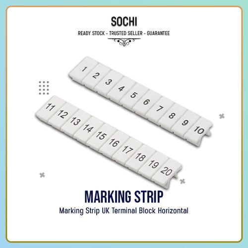 Jual Marking Strip Horizontal UK Terminal Block - UK 3N, 11-20 - Kota ...