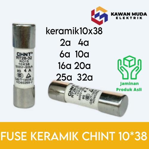 Jual CHINT FUSE KERAMIK 10*38 RT28-32 (500V/50ka) - Jakarta Barat - KMD ...