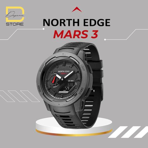 Jual North Edge mars 3 NEW digital sportwatch carbon fiber - Jakarta ...