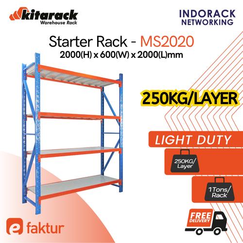 Jual KITARACK Light Duty Starter Rack Rak Gudang 2000 x 600 x 2000mm ...